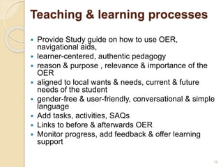 Quality Assurance of Open Education Resources (OER)- An Introduction | PPT