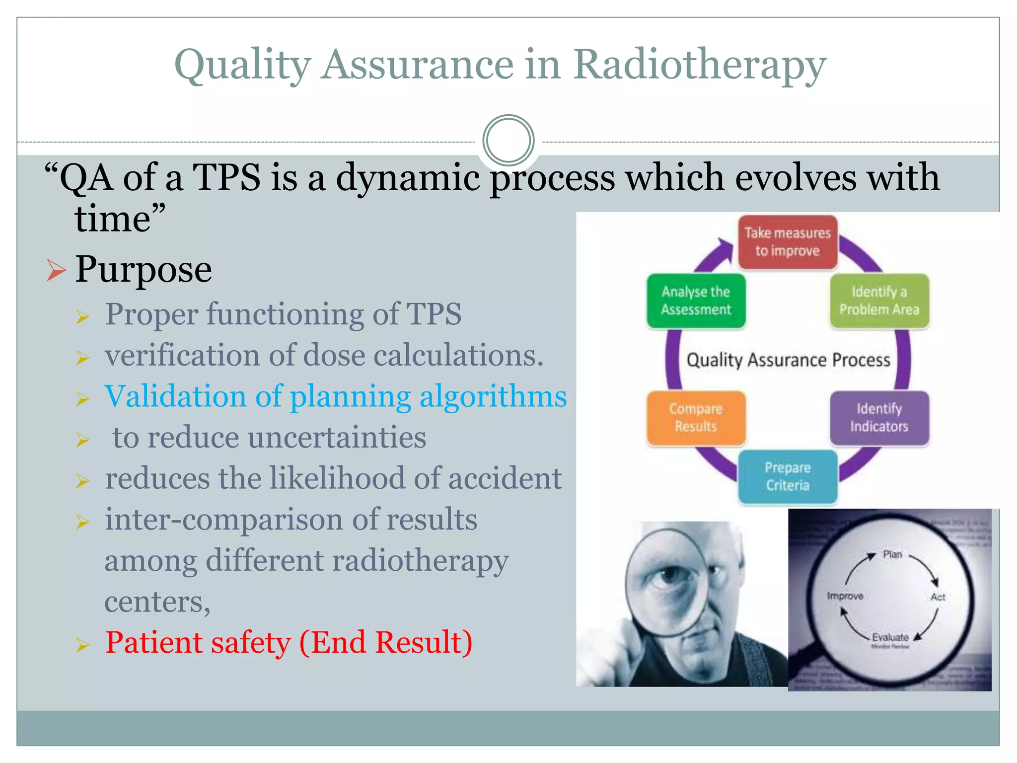 Quality assurance of treatment planning system by Rahim Gohar | PPTX