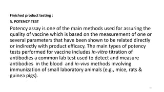 Quality assurance of vaccines pqm | PDF