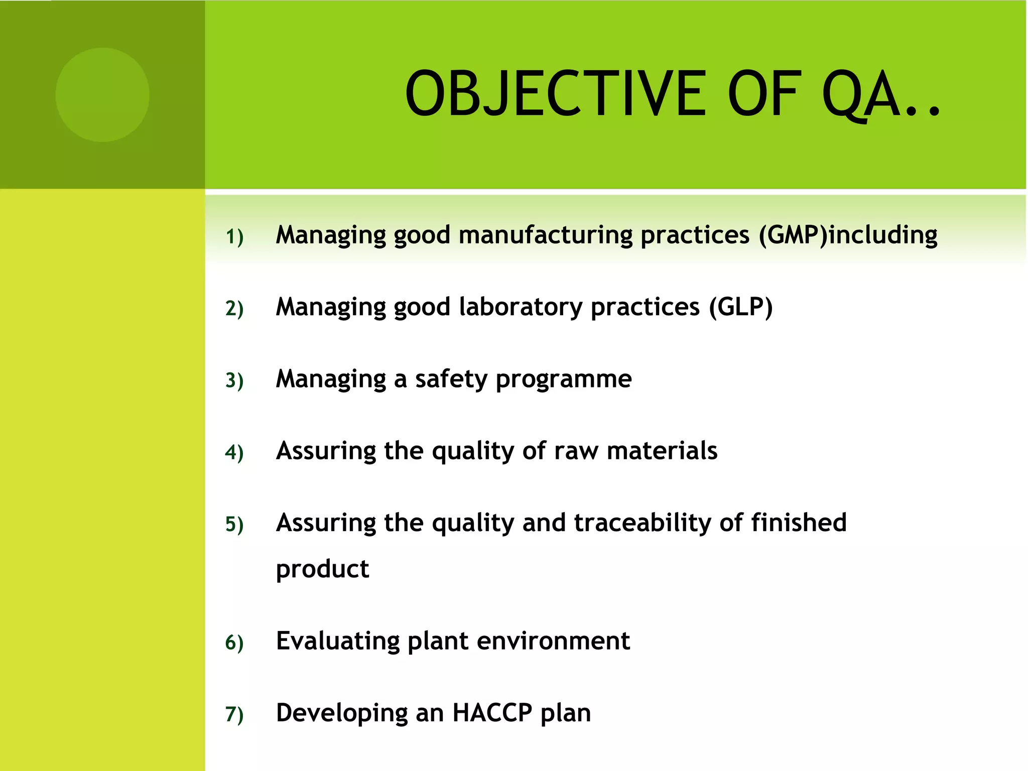 Quality assurance ppt | PPT