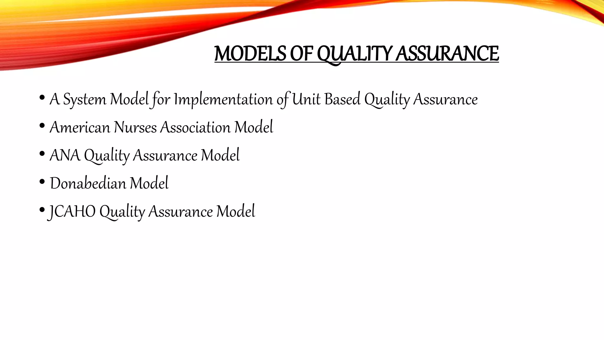 Quality assurance ppt | PPTX