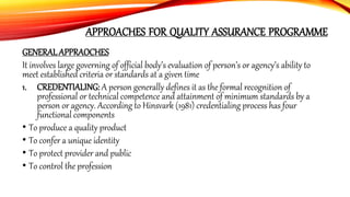 Quality assurance ppt | PPTX