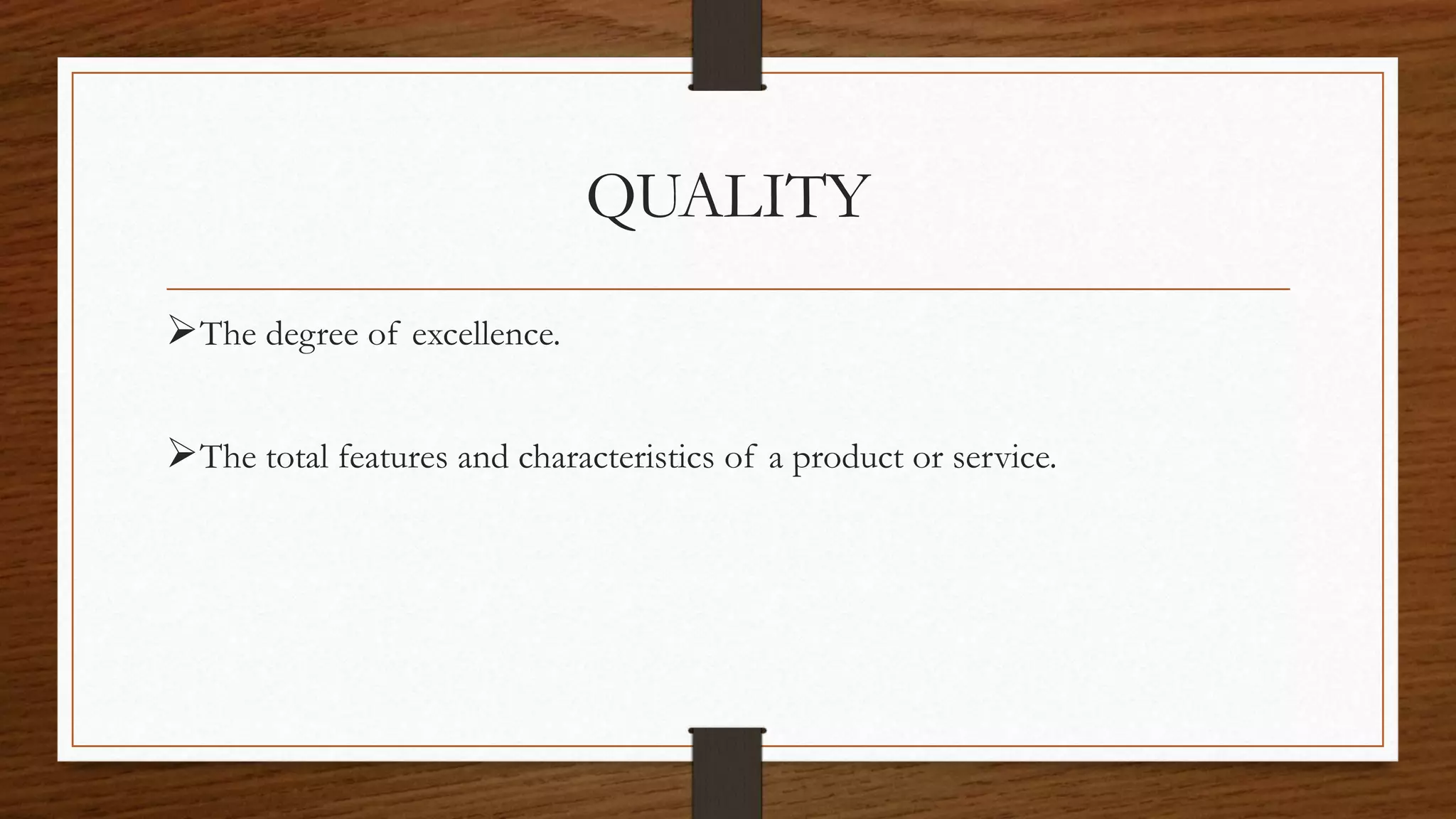 Quality Assurance | PPTX