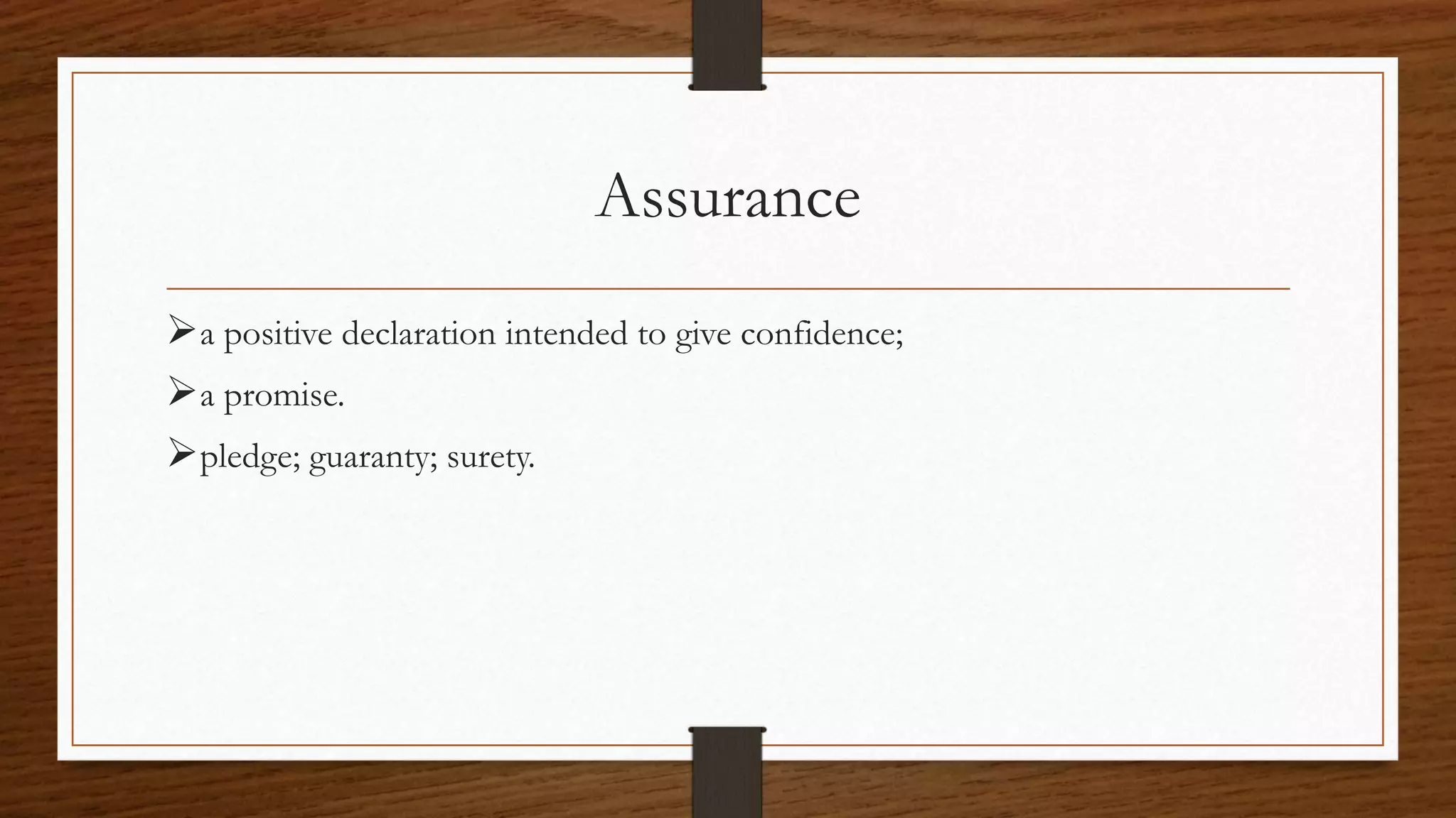 Quality Assurance | PPTX