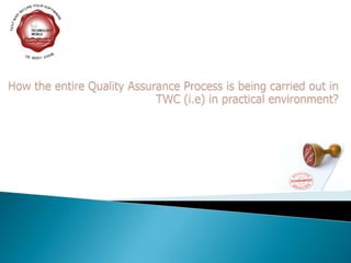 Quality Assurance Process | PPT