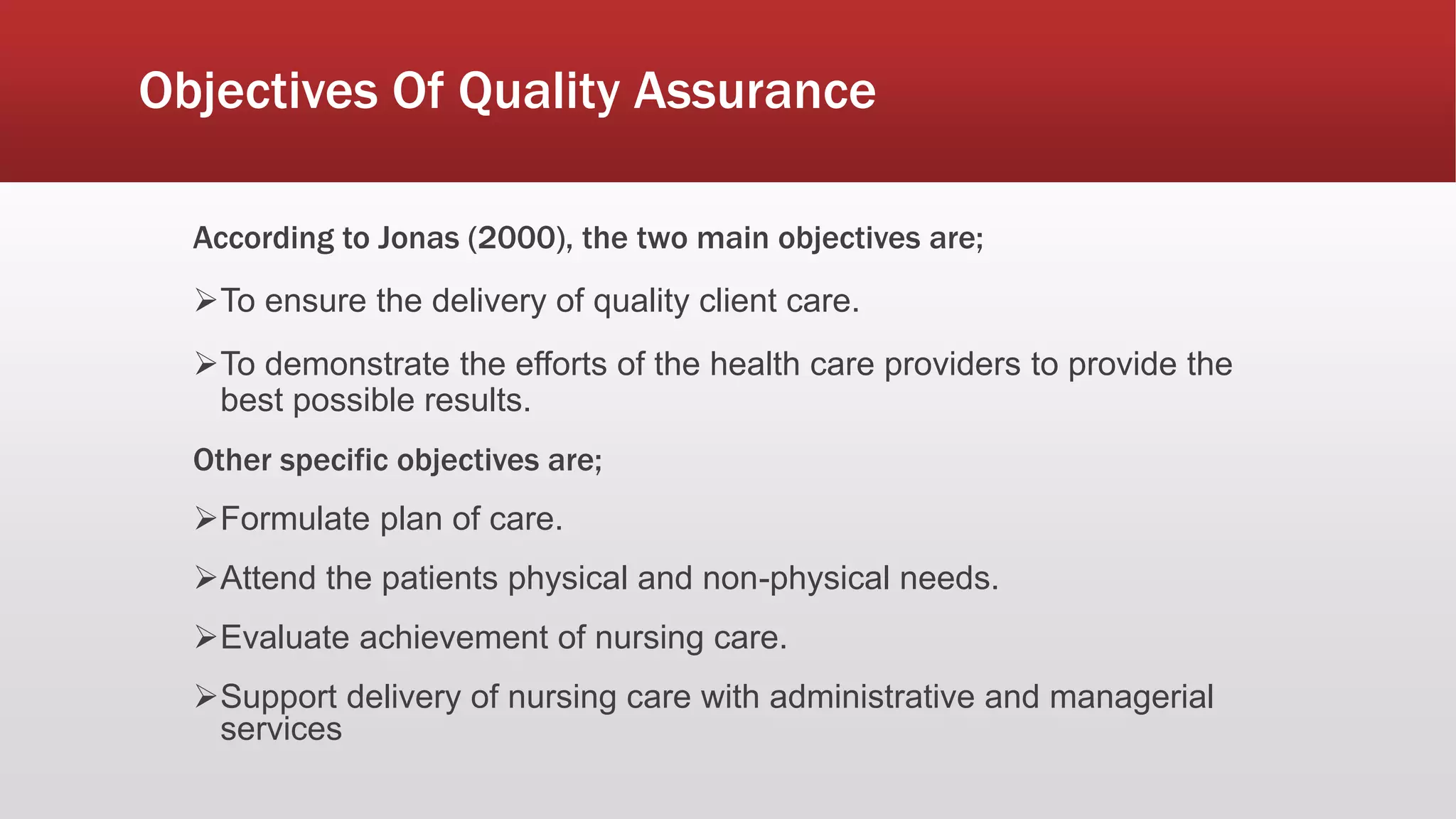 Quality assurance program | PPTX