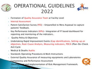 Quality assurance programs overview in government hospital | PPTX