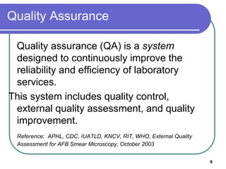 Quality Assurance Qual Indicators.ppt | Medical Tests | Medical Health