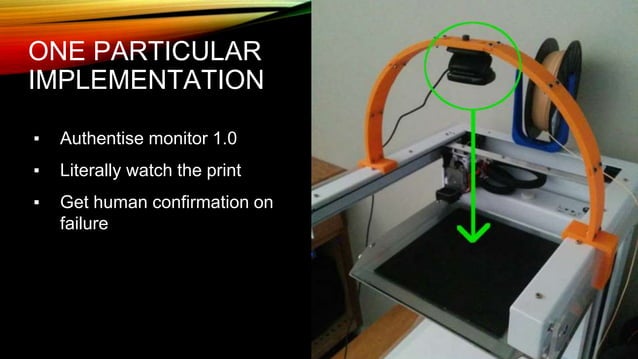 Quality assurance, repeatability and monitoring on additive ...
