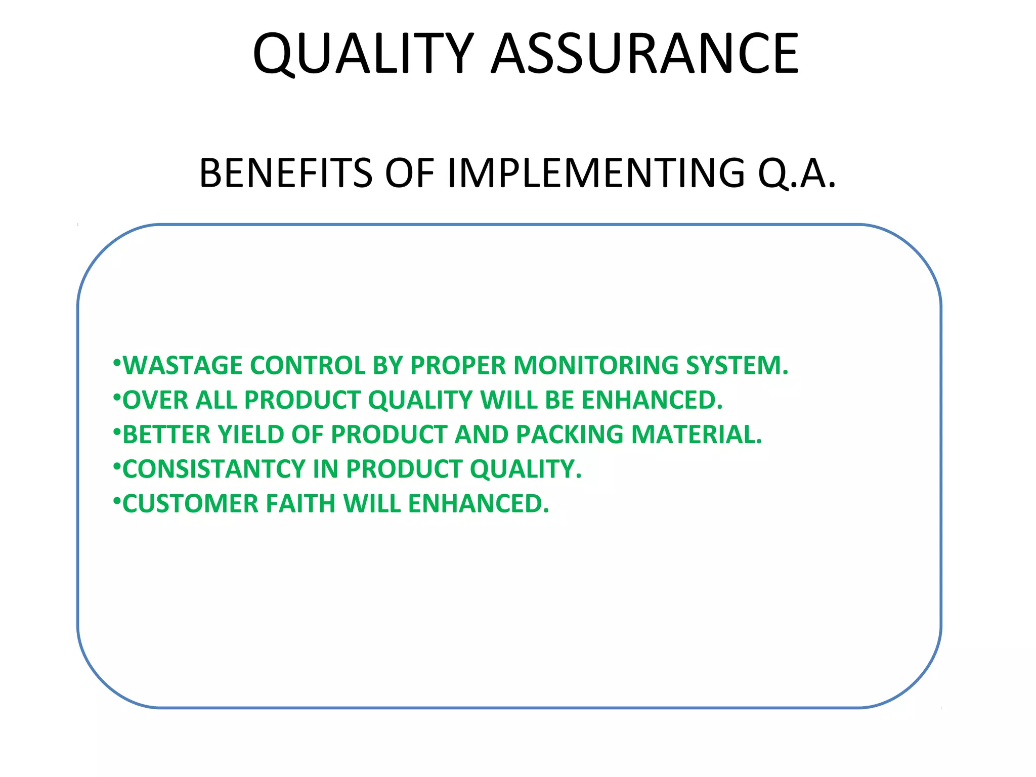 Quality assurance road map | PPT