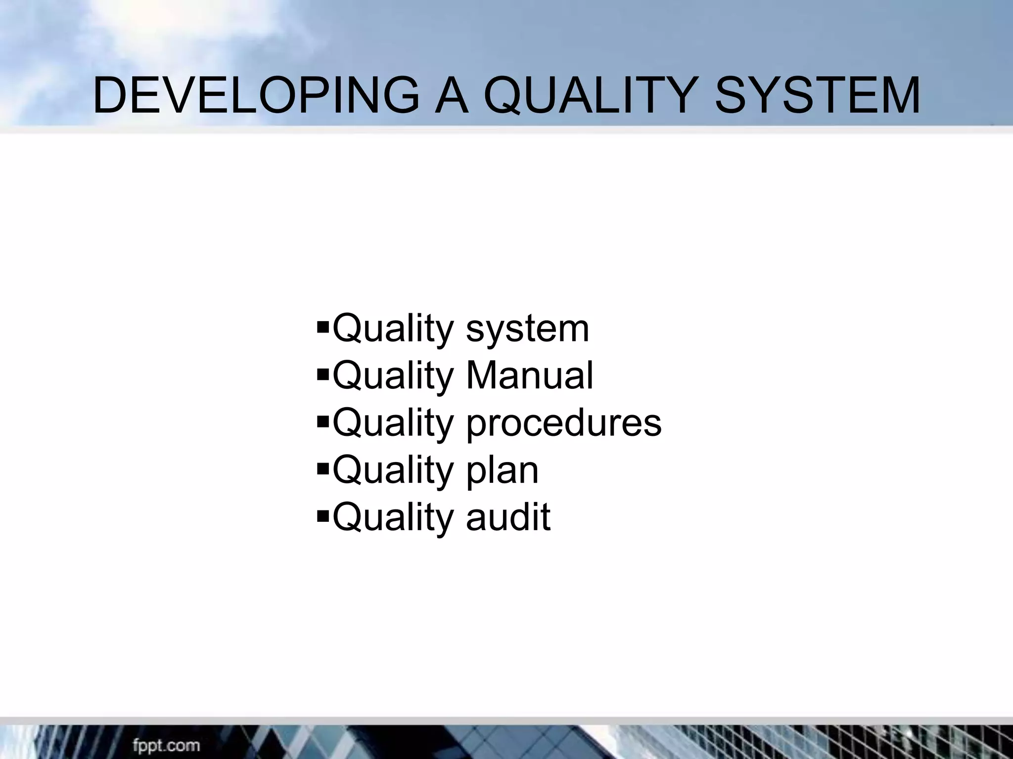 Quality Assurance in Hospitals | PPTX
