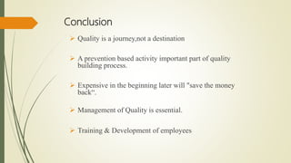 Quality assurance tools & techniques | PPT