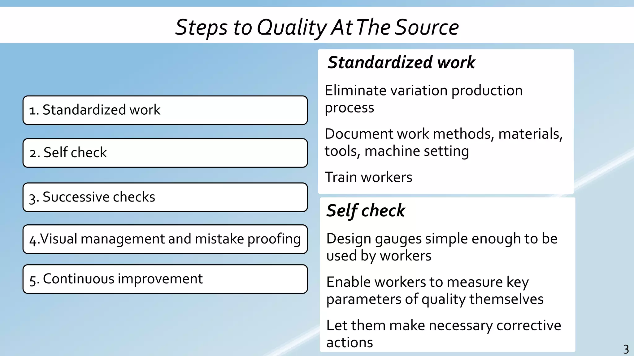 Quality at the source | PPTX