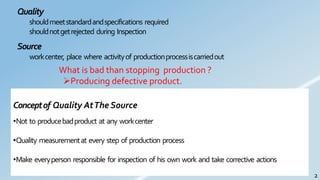Quality at the source | PPTX
