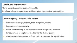 Quality at the source | PPTX