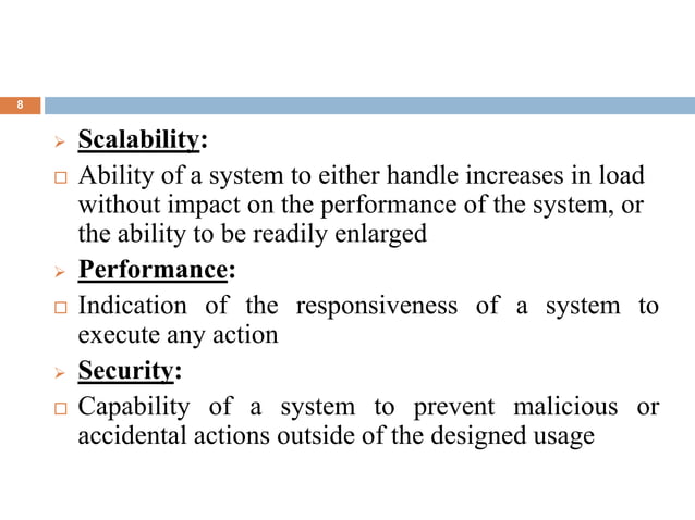 Quality attributes in software architecture | PPTX | Operating Systems ...