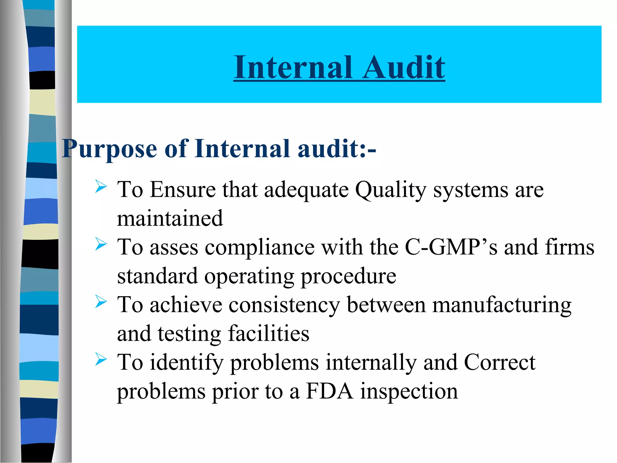 Quality audit 112070804012 | PPT | Pharmaceutical Industry | Industries
