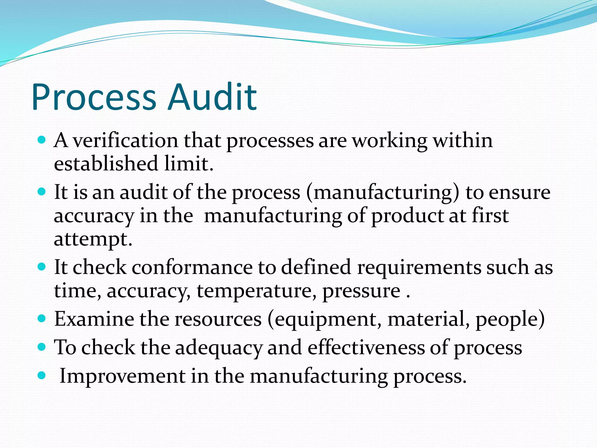 Quality audit | PPTX