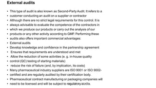 Quality audit - QA | PPTX