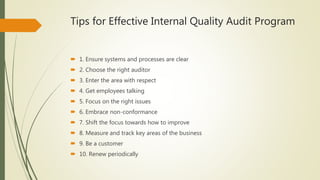 Quality audits | PPT