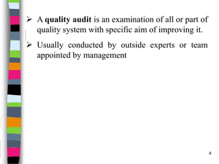 QUALITY AUDITS | PPTX