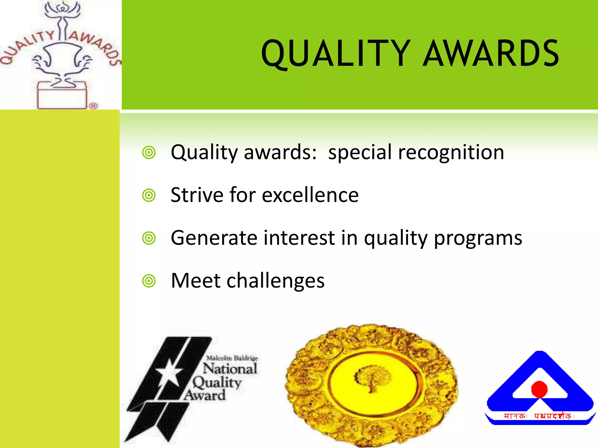 Quality awards | PPTX