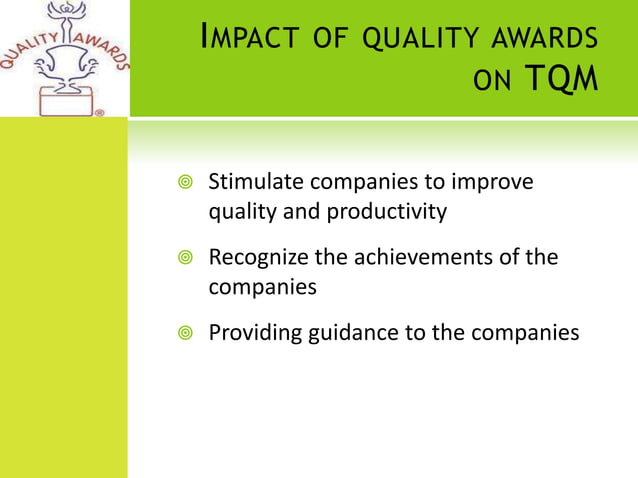 Quality awards | PPTX