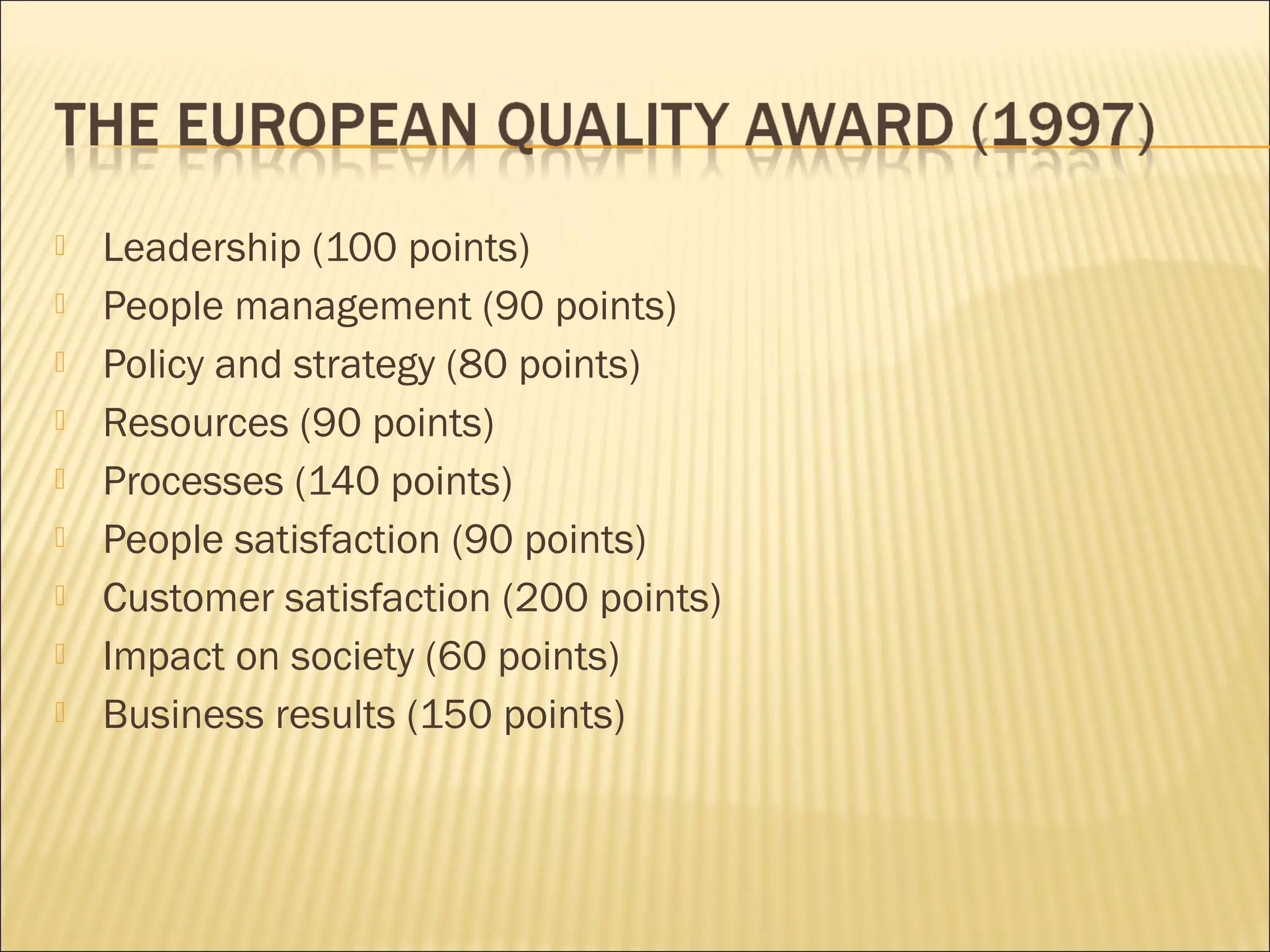 Quality awards, TQM, Demings awards | PPT
