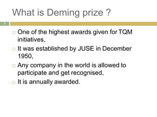 Quality awards & certifications | PPTX