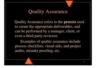 Quality Awareness | PDF