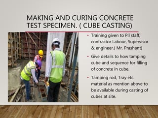 Concrete cube casting and Testing. | PPTX
