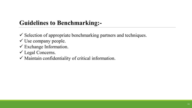 Quality benchmarking | PDF | Business Administration | Business