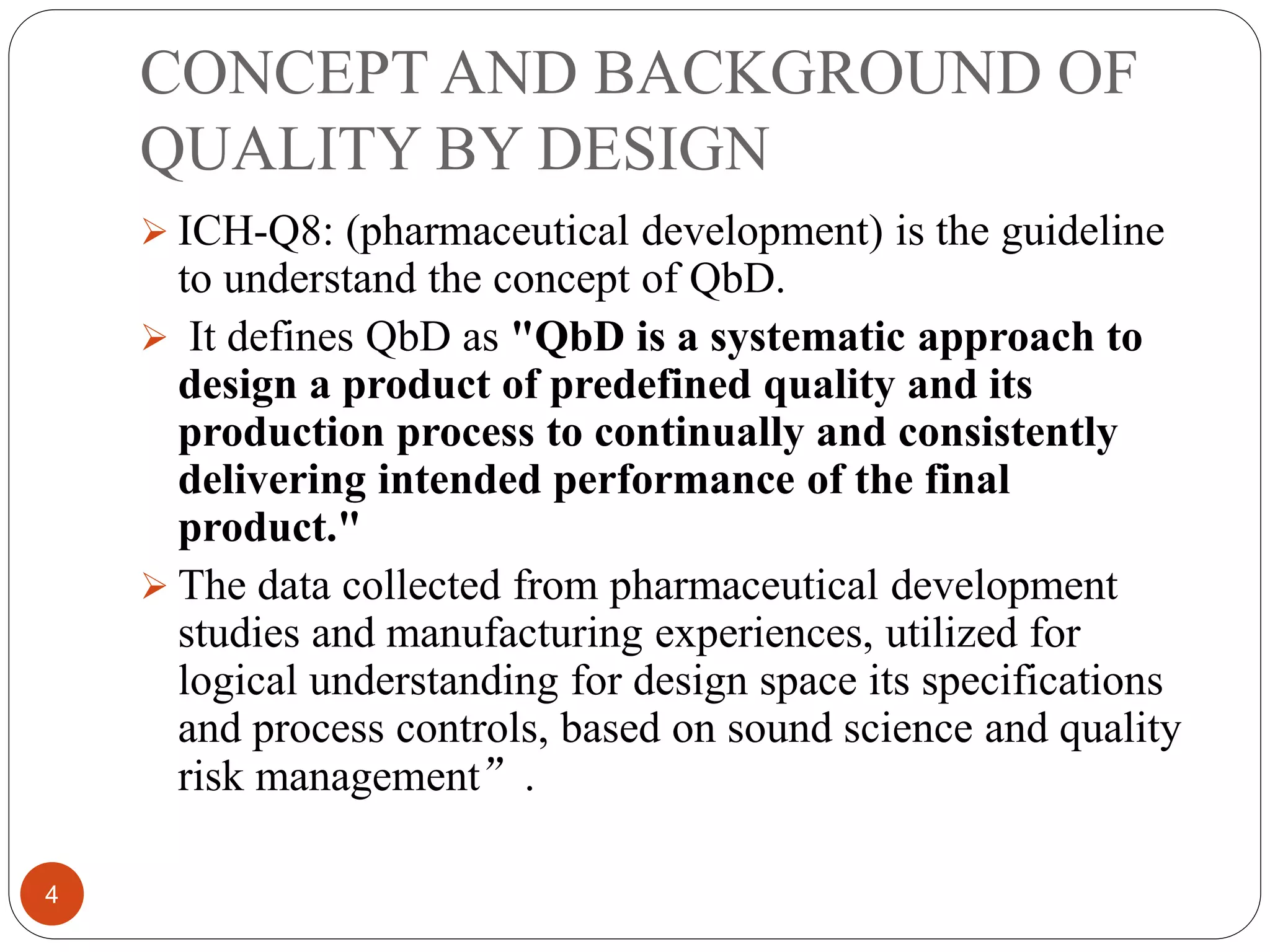 Quality by Design (QbD) | PPTX