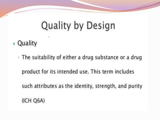Quality by design | PPTX