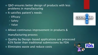 Quality by Design | PPTX | Pharmaceutical Industry | Industries