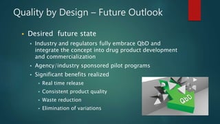 Quality by Design | PPTX | Pharmaceutical Industry | Industries