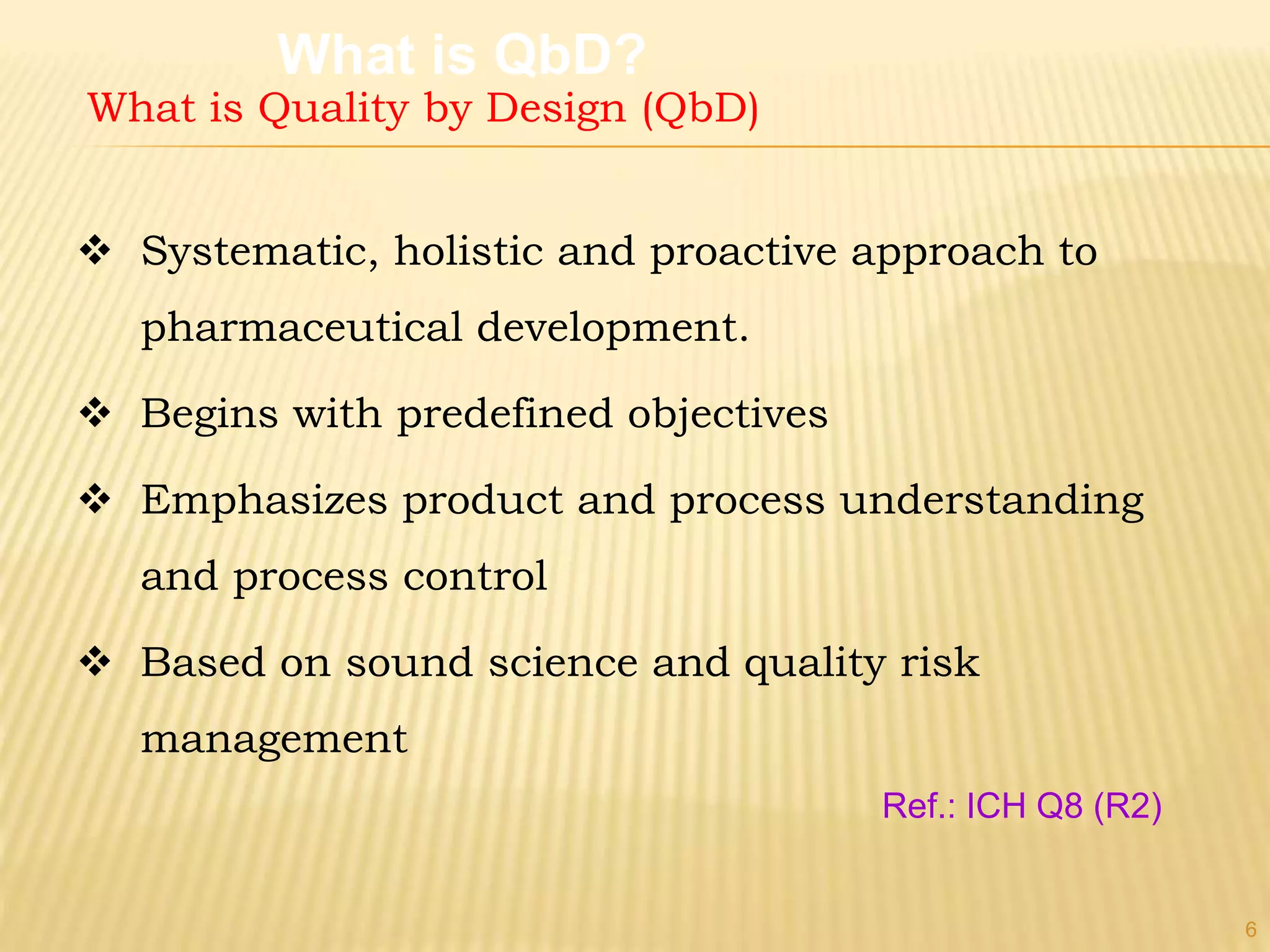 Quality by design | PPTX