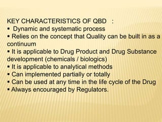 Quality by design | PPTX