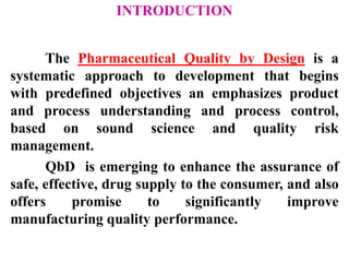 Quality by Design | PPTX