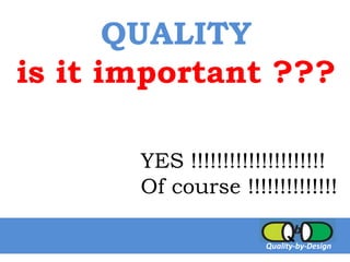 Quality by Design | PDF
