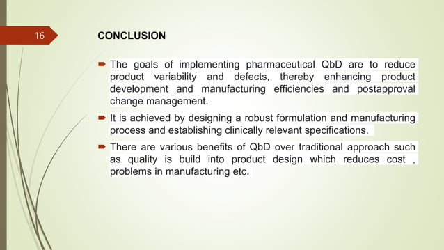 QUALITY BY DESIGN IN PHARMACEUTICALS.pptx | Pharmaceutical Industry ...