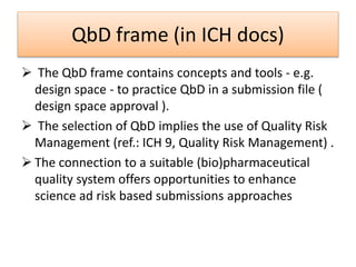 Quality by design ( QbD) | PPTX