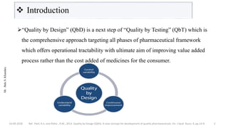 Quality by design(QBD) | PPTX