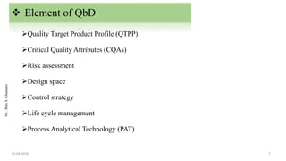 Quality by design(QBD) | PPTX