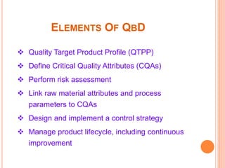 ICH Q-8 Quality by Design | PPTX