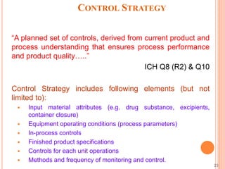 ICH Q-8 Quality by Design | PPTX