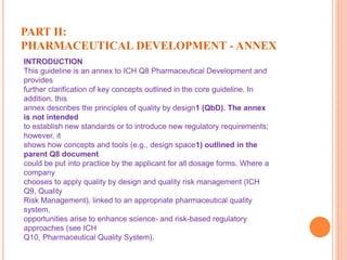 ICH Q-8 Quality by Design | PPTX | Pharmaceutical Industry | Industries