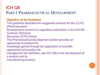ICH Q-8 Quality by Design | PPT