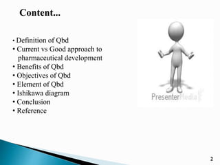 Quality by design (qbd) | PPTX
