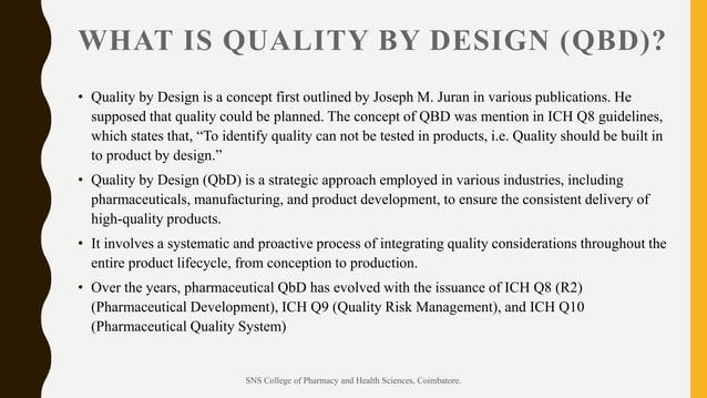 DEFINITION,PRINCIPLE, OBJECTIVES, ELEMENTS AND TOOLS OF QUALITY BY ...